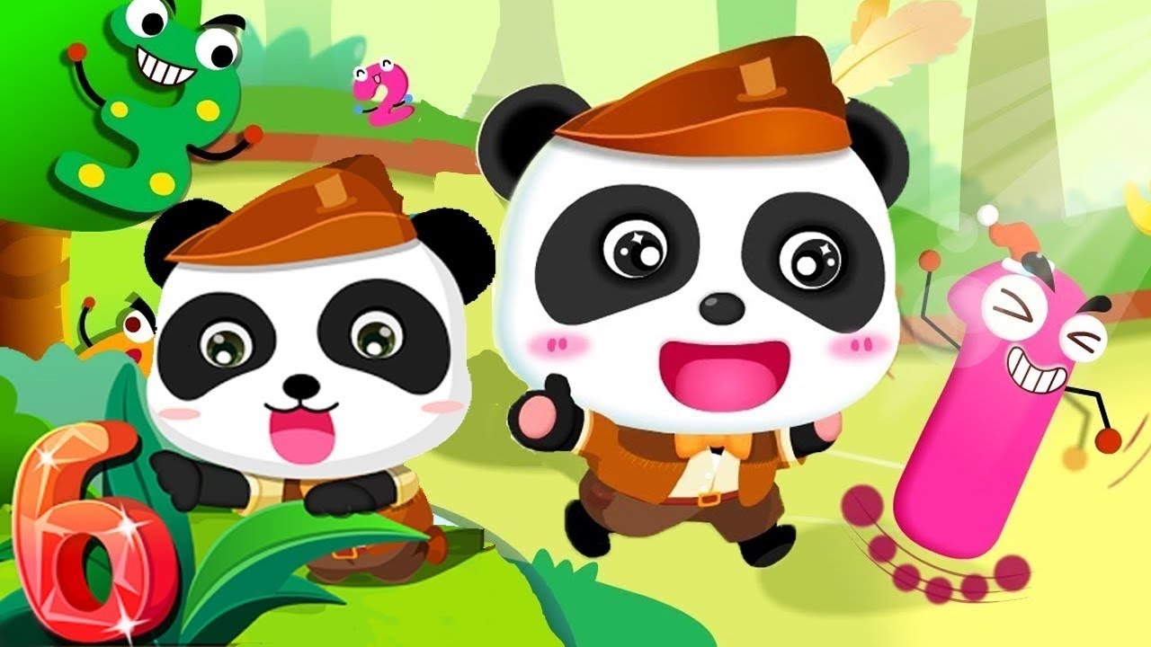 Baby Panda Connect The Numbers | Fun Learn Colors, Shapes & Numbers ...