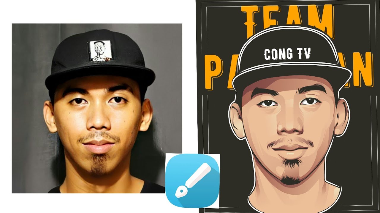 CONG TV FANART | SPEED ART | VECTOR ART | - YouTube