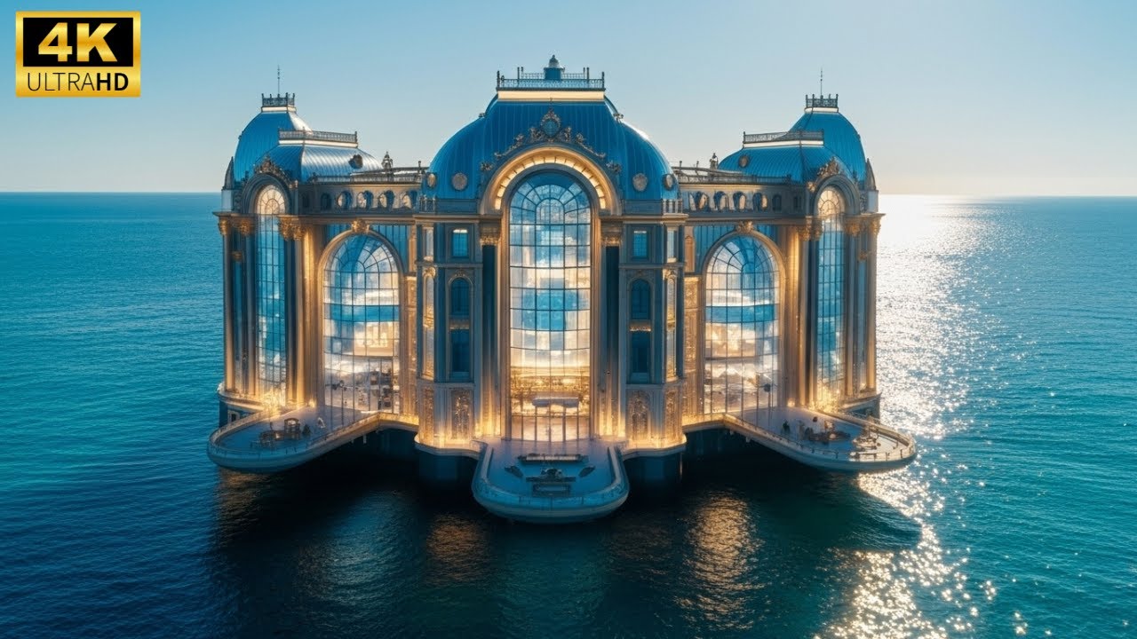 I Explored a FUTURISTIC PALACE by the Sea and Here's What I Found - YouTube