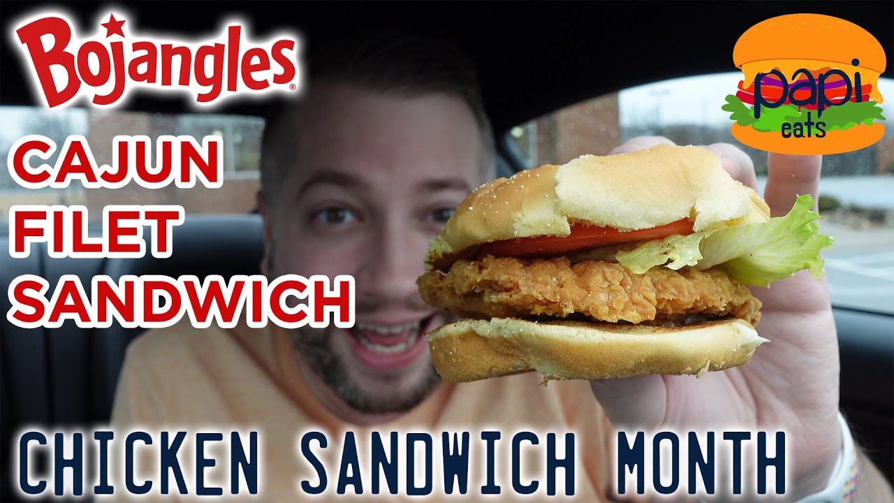 Bojangles Cajun Filet Chicken Sandwich - Review - YouTube