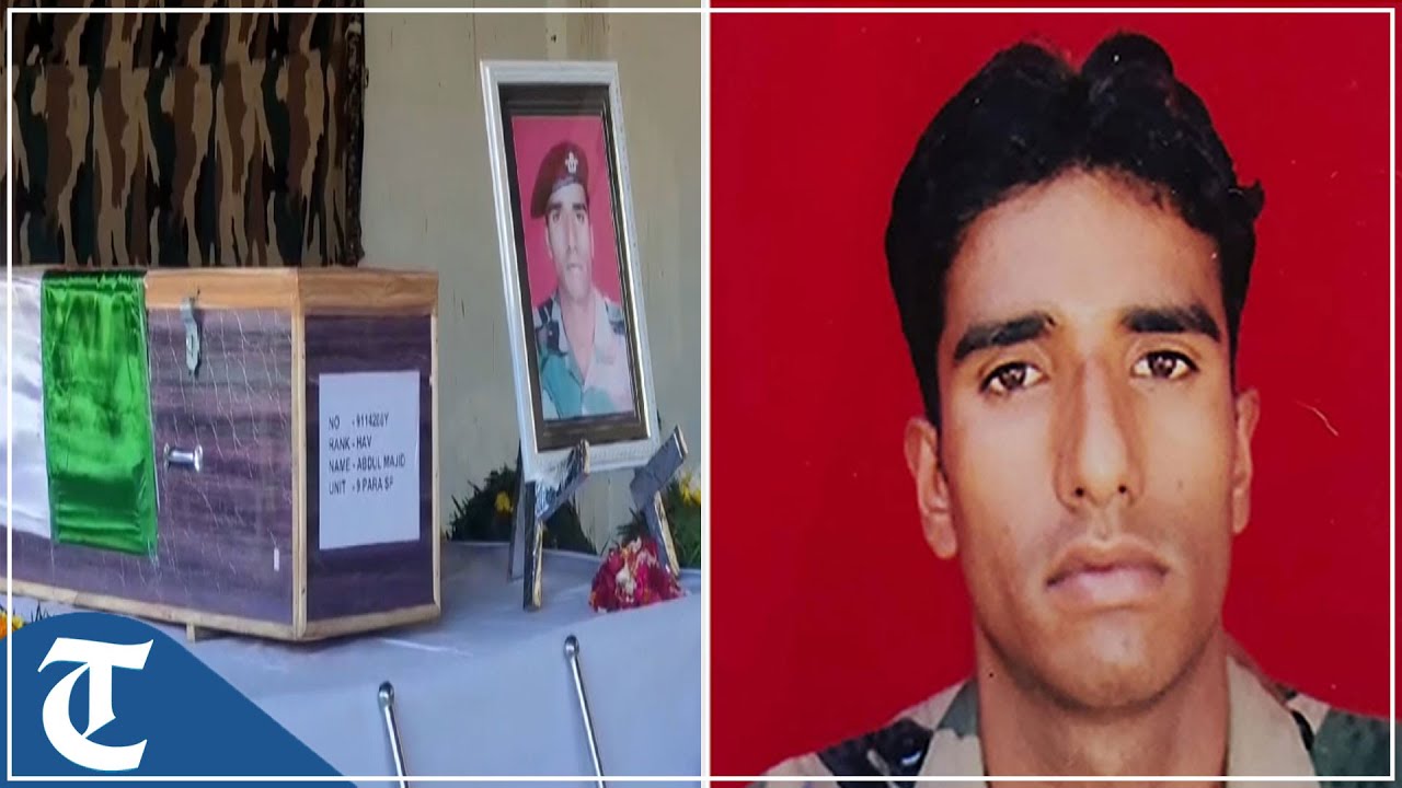 Rajouri Encounter: Army performs wreath-laying ceremony of martyred Havaldar Abdul Majid in ...