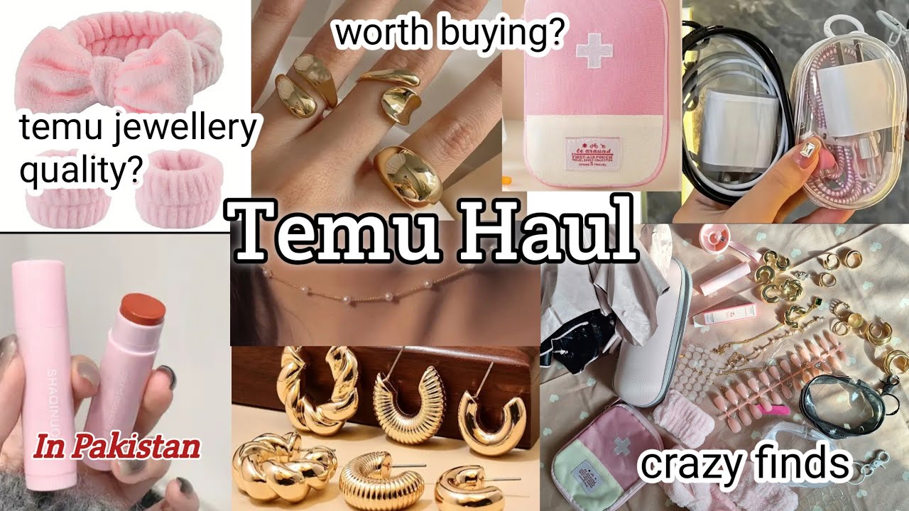 My First Order From Temu||I ordered a lot of jewellery| unboxing and ...