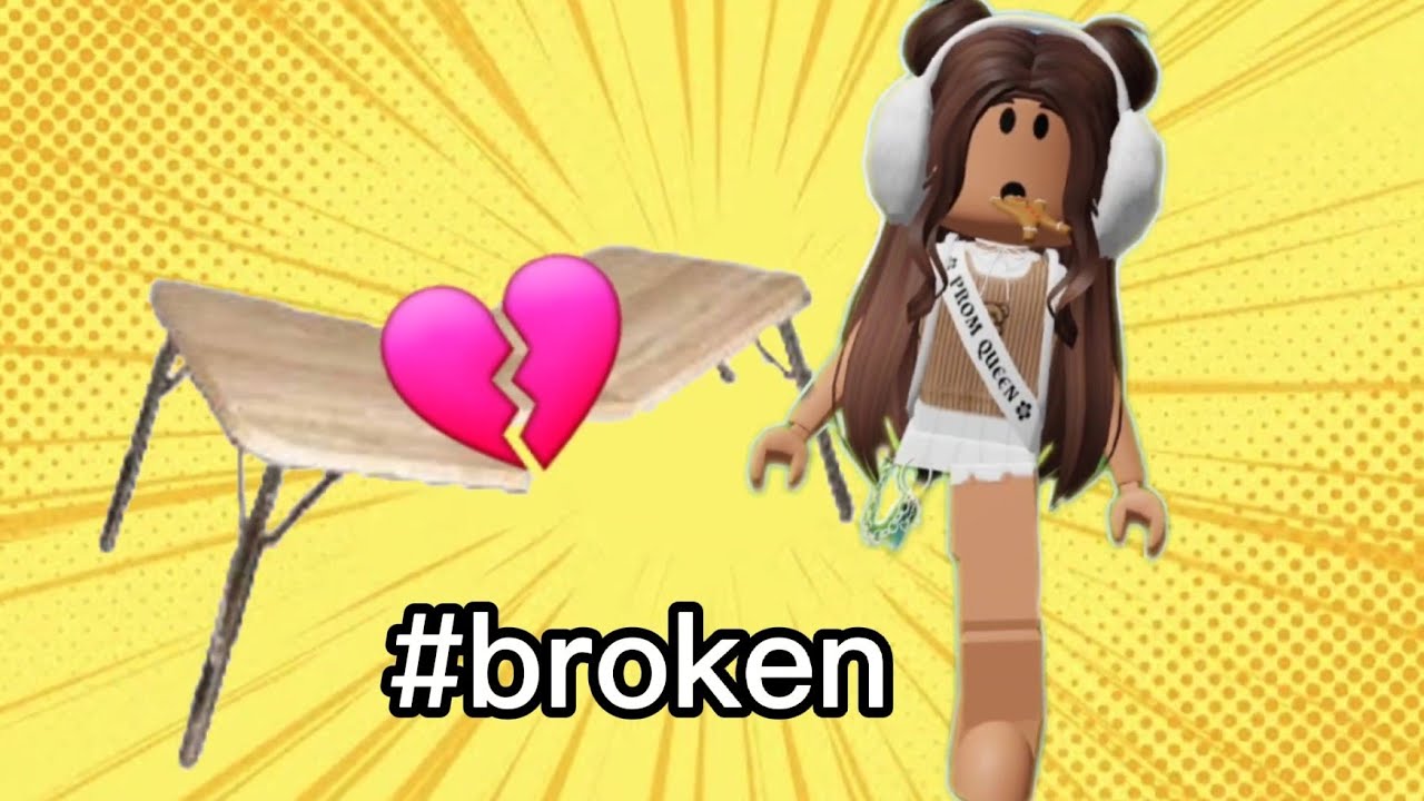 OH NO! OUR TABLE! 😭💔 #brocken ~Roblox Meme 2021~ Fufu Unicorn 😭💔🥺🙈 ...