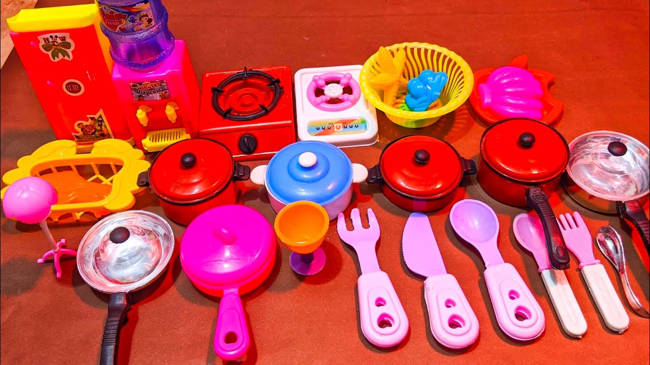 Diy unboxing Amazing mini kitchen set | Satisfying kitchen Asmr - YouTube