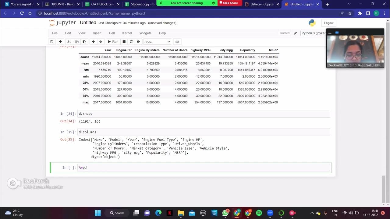 Pandas Library Python Youtube