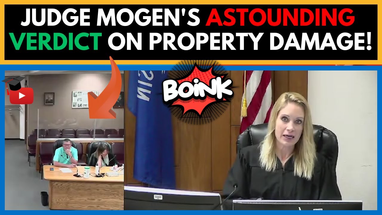 Judge Mogen's Astounding Verdict On Property Damage! - YouTube