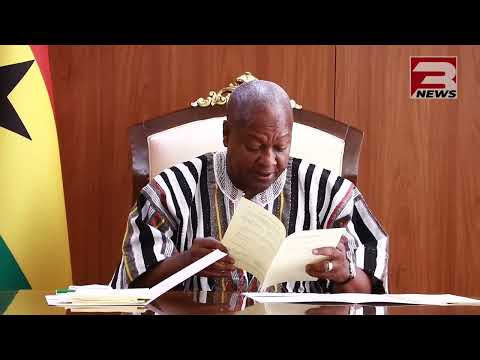 President Mahama Signs 10 Bills Into Law