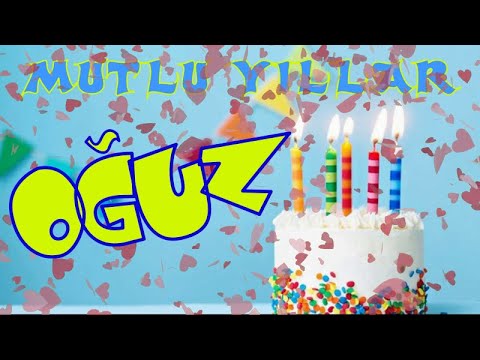 Mutlu yıllar iyi ki doğdun Oğuz | Happy birthday to you | İsminize özel doğum günü şarkısı