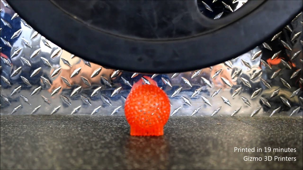 Gizmo 3D Printers | Strength test of a model printed with our ...