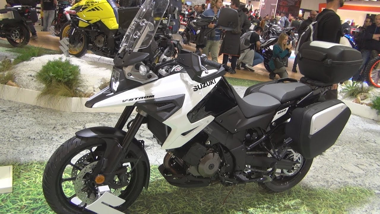 Suzuki V-Strom 1050 White (2020) Exterior and Interior - YouTube
