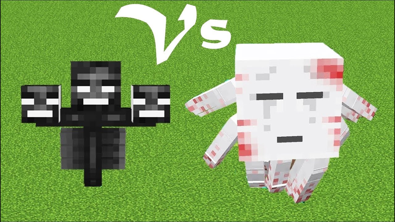 mutant ghast vs wither boss - YouTube