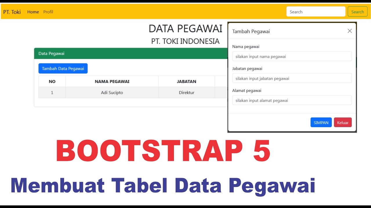 Modul Bootstrap Gampang Banget #bootstrap - YouTube