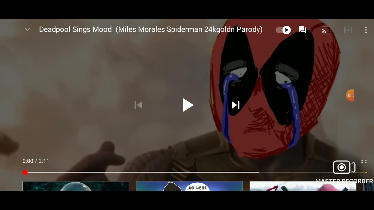 Reacting to Deadpool sings mood - YouTube