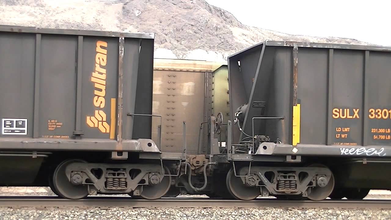3-30-12 [CP] 9590 Sulphur Train East Meets [CP] 8900 Coal Train West At McKracken (Kamloops ...