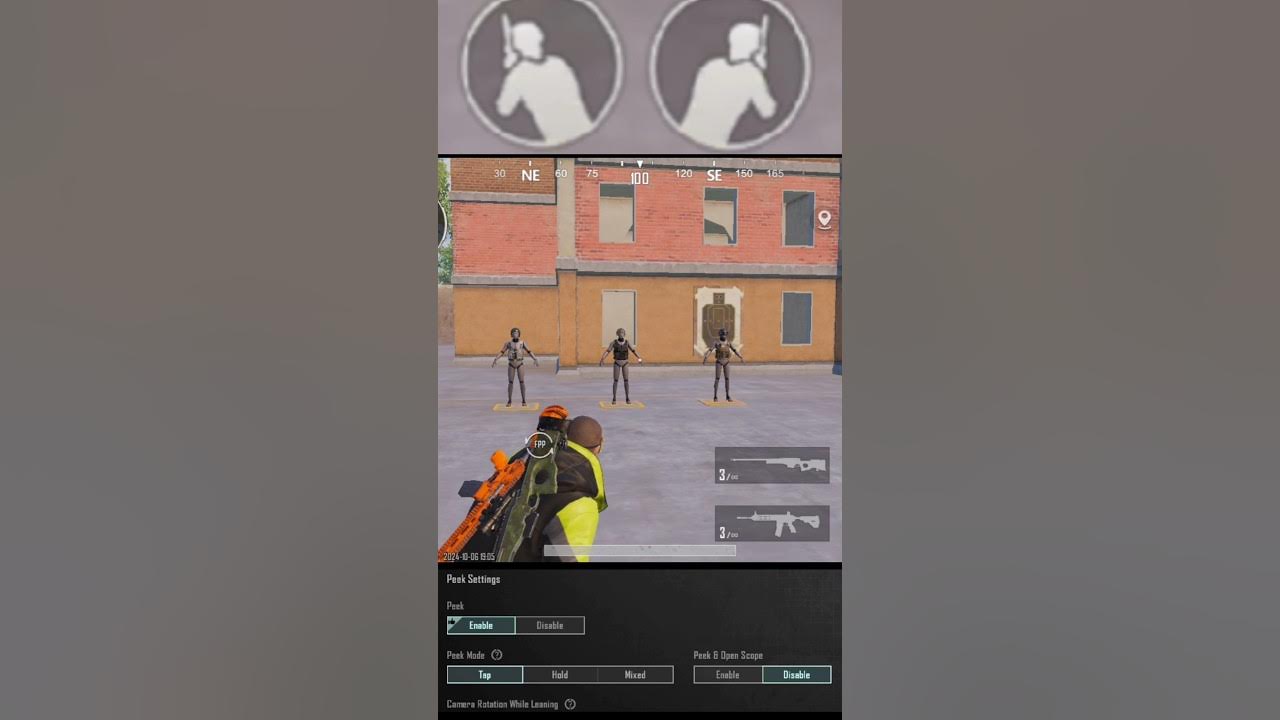 How to enable peek button in Bgmi 🤯 #bgmi #pubgmobile #pubg #battleroyalegame #bgmishorts # ...