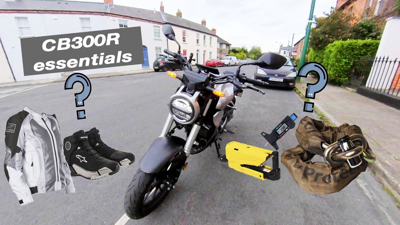 A newbie riders gear, essential tools, future mods and security for my ...