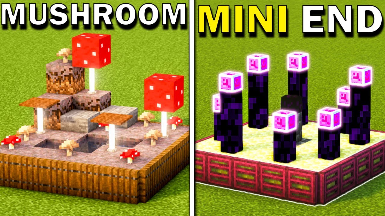 Minecraft: 5 NEW Mini Biomes to build in Minecraft! - YouTube