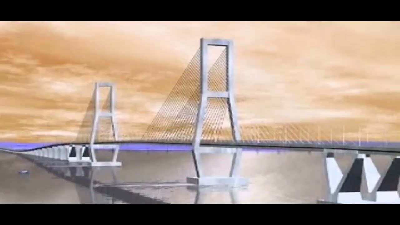 Suramadu Bridge Invert Color - YouTube