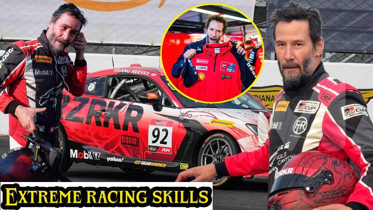 "Keanu Reeves Takes Indianapolis by Storm: You Won’t Believe His Racing ...