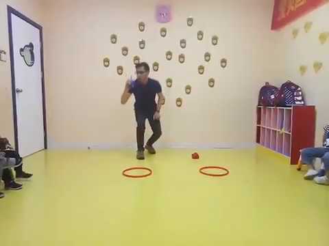 ESL flashcards game: Flipping hoop - YouTube
