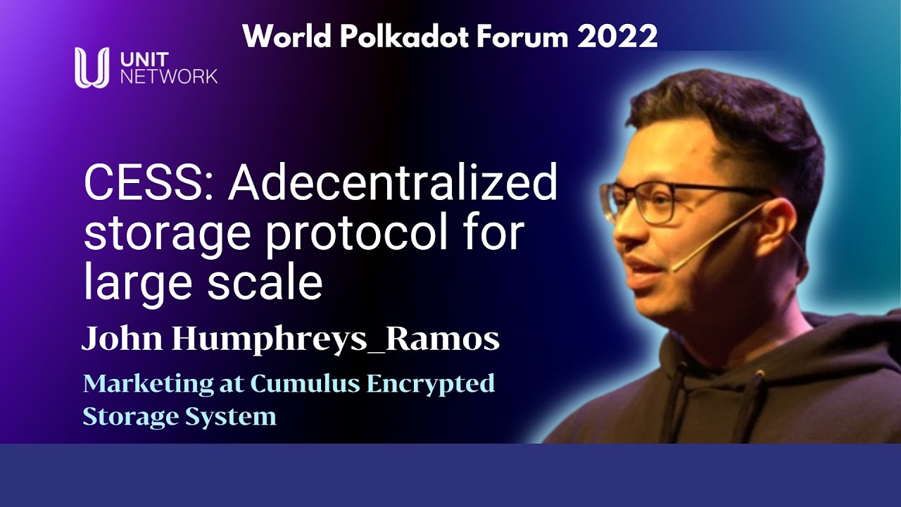 CESS: A decentralized storage protocol for large scale. | John Humphreys-Ramos - YouTube