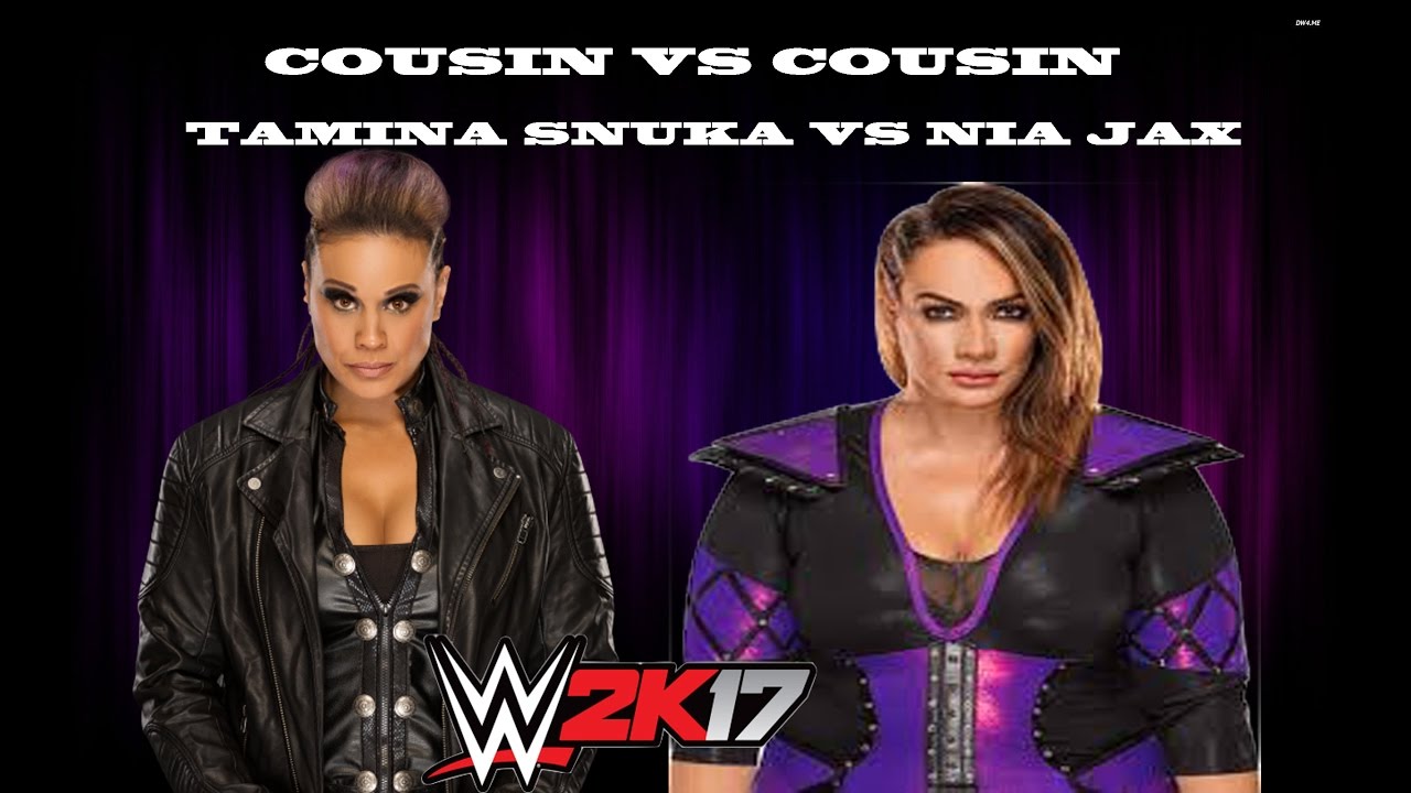 Wwe 2k17 Cousin Vs Cousin Nia Jax Vs Tamina Snuka Youtube