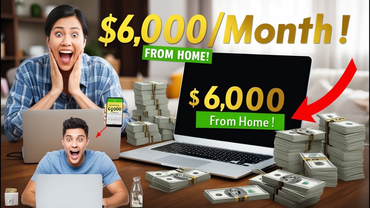 I Made $6000/Month Working from Home and You Can Too! - YouTube