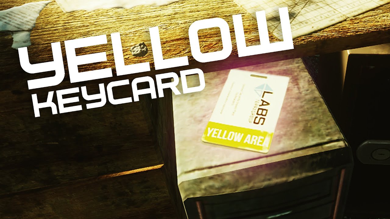 Yellow Keycard On Factory - Escape From Tarkov - YouTube