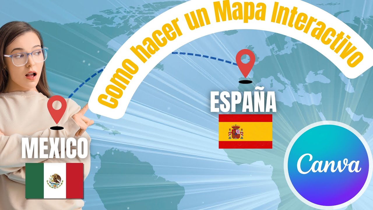Cómo hacer un mapa interactivo fácil y rápido en Canva | Tutorial | Master Canva Español - YouTube