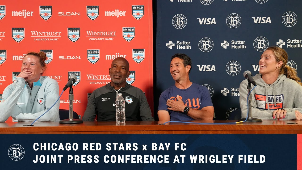 Bay FC Holds Joint Press Conference with the Chicago Red Stars ahead of ...