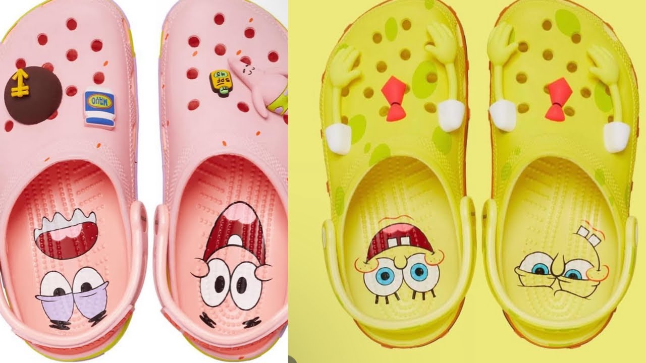 SpongeBob X Crocs Classic Clog “ SpongeBob & Patrick” #cartoon - YouTube