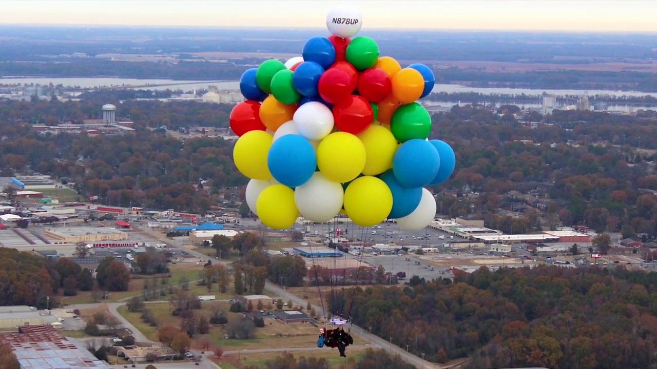 Jonathan Trappe Cluster Balloon Flight - Point Mallard Park, Decatur ...