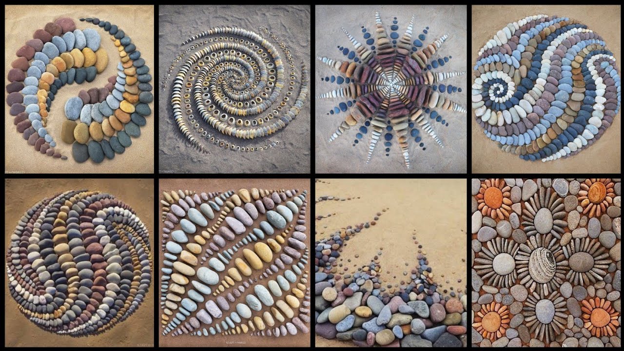 diy best sea land pebbles decorations ideas||diy 25+pebbles art||pebble ...