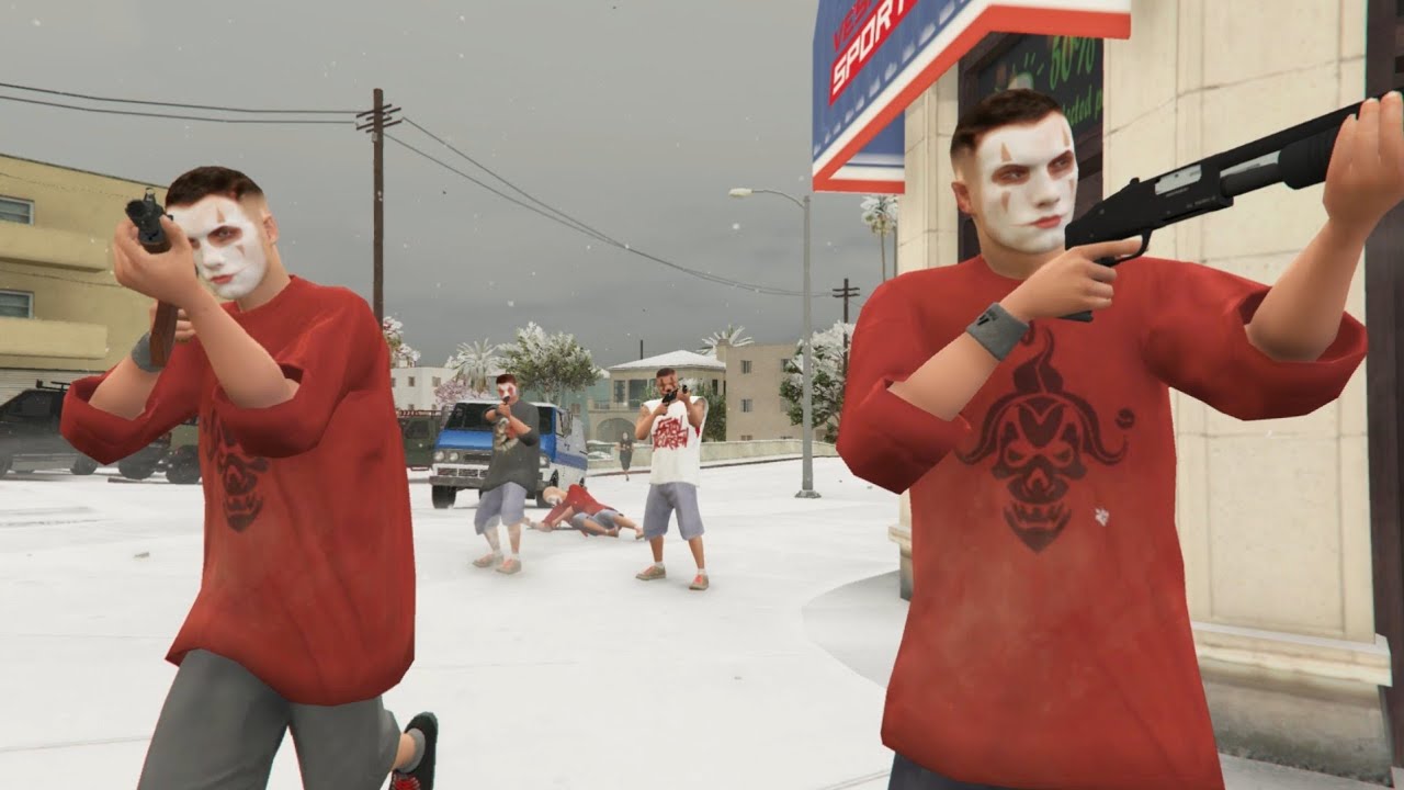 Juggalo VS Armoured Guard | GTA 5 NPC War 189 - YouTube