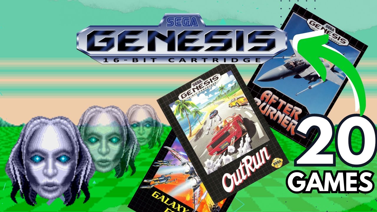 20 Sega 🔵GENESIS games that used PSEUDO 3D visuals | No Mode 7 but some ...