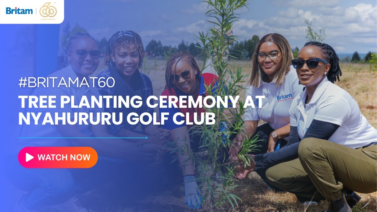#BritamAt60 | Tree Planting Ceremony at Nyahururu Golf Club - YouTube