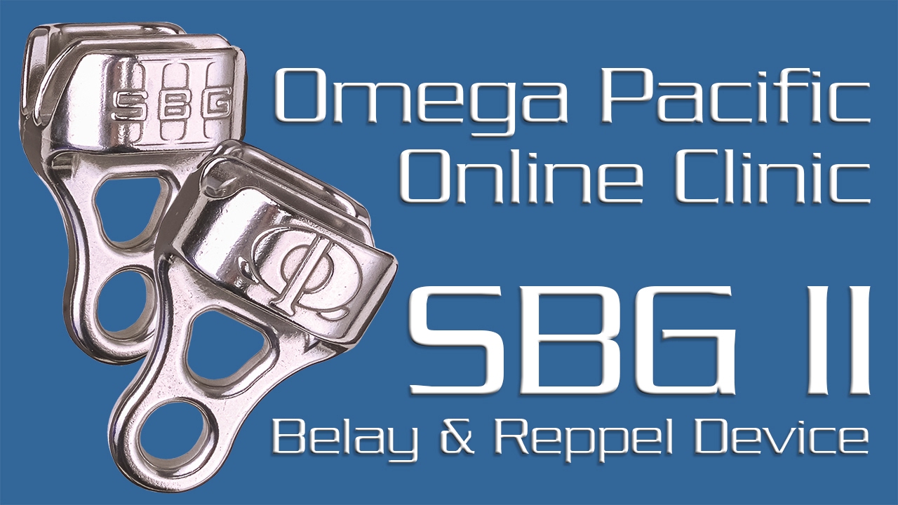 Omega Pacific Online Clinic - SBGII Belay and Rappel Device - YouTube