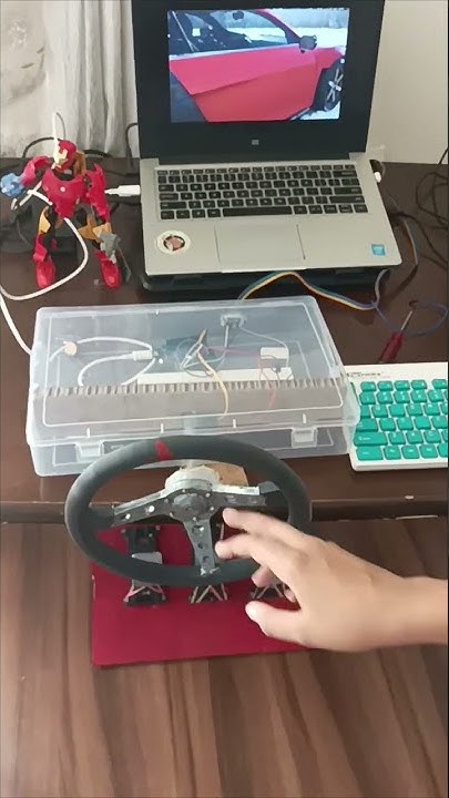 Racing Simulator using 3D printed pedals, steering and Arduino - YouTube