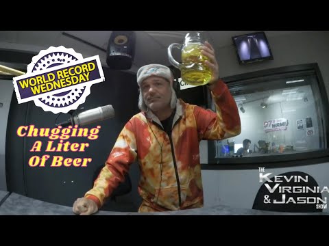 World Record Wednesday – Fastest Time To Chug A Liter Of Beer – 97.9 WRMF
