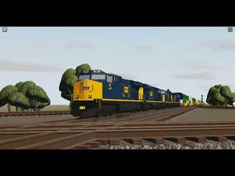 CSX Intermodal And BNSF Manifest Close Call In Diamond Interlocking (Southline District RO-Scale ...