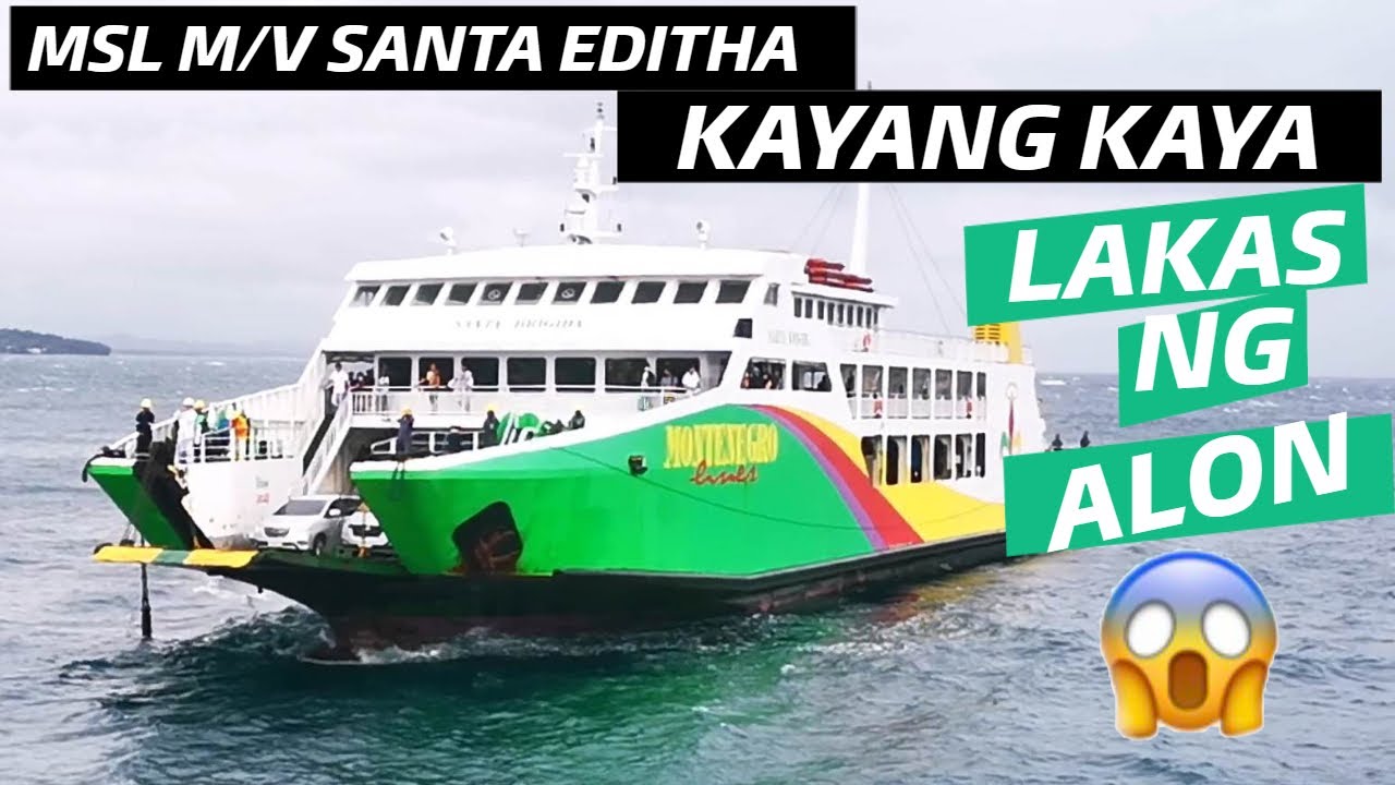 MONTENEGRO SANTA EDITHA | Calapan pier from Batangas pier - YouTube