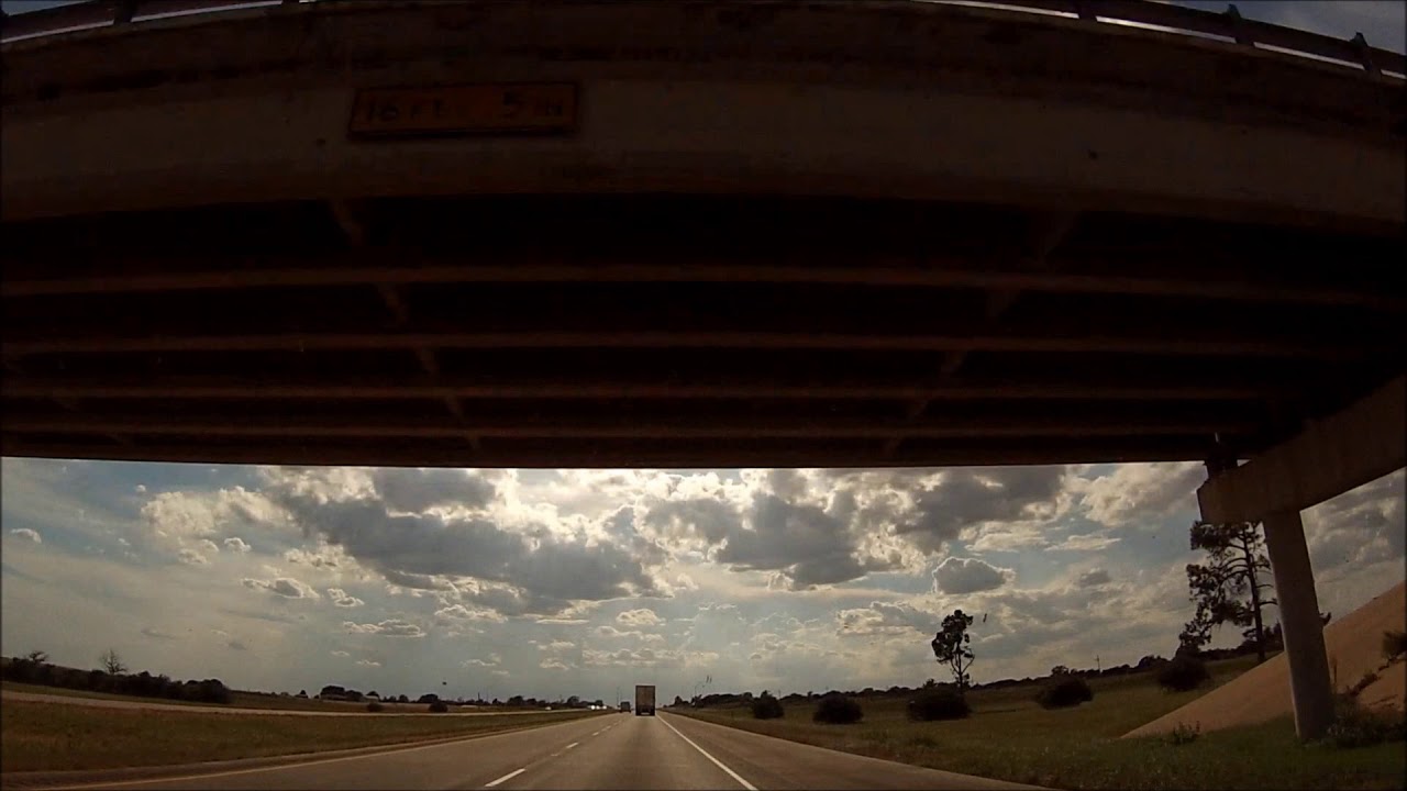 Interstate 40 Texas - Oklahoma State Line to Shamrock - YouTube