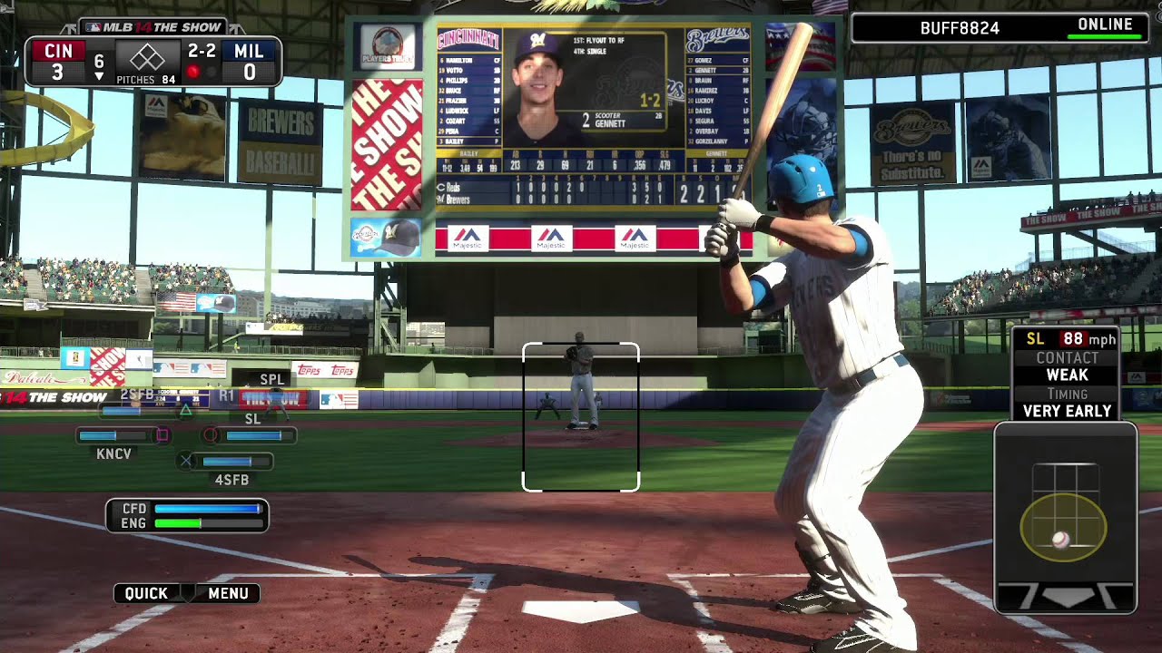 MLB 14 The Show (PS4) Full Online Game - YouTube