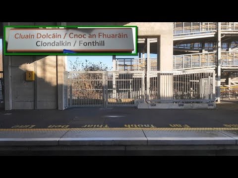 On Board an IE 22000 Class Intercity Train - Adamstown to Clondalkin ...