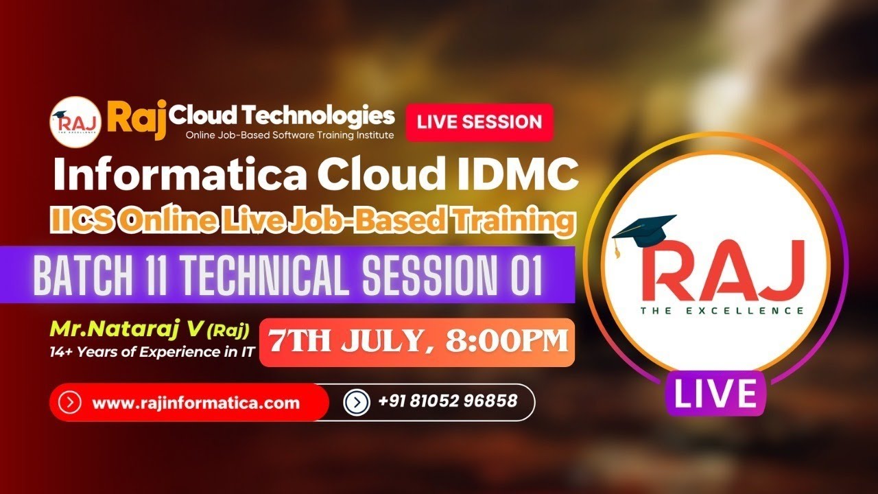 Informatica IICS-IDMC(Informatica Data Management cloud)Introduction ...