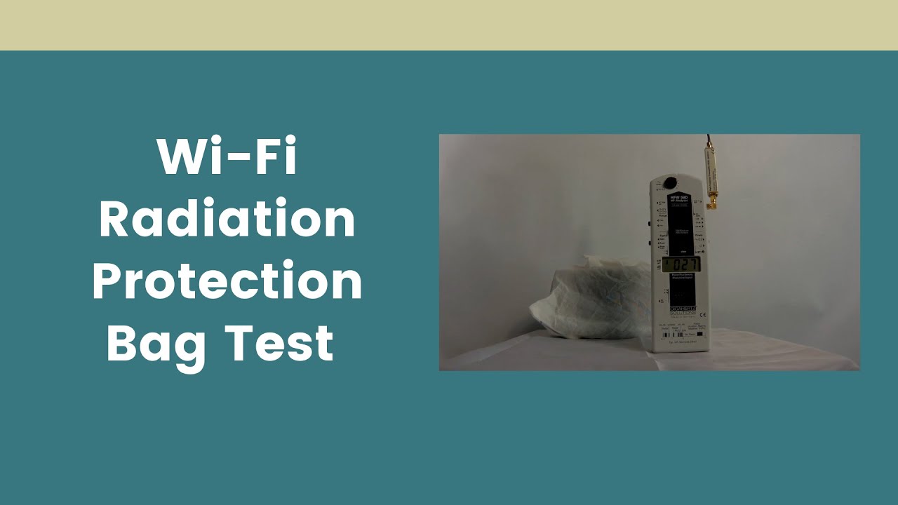 Wi-Fi Radiation Protection Bag Test | EMF Protection - YouTube