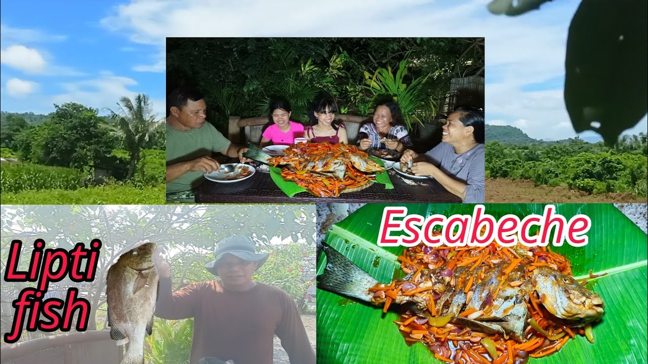 Nakahuli ng Lipti fish si Mister ginawang Escabeche - YouTube