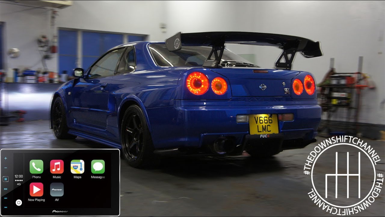 Upgrading the R34 GTR sound system - YouTube
