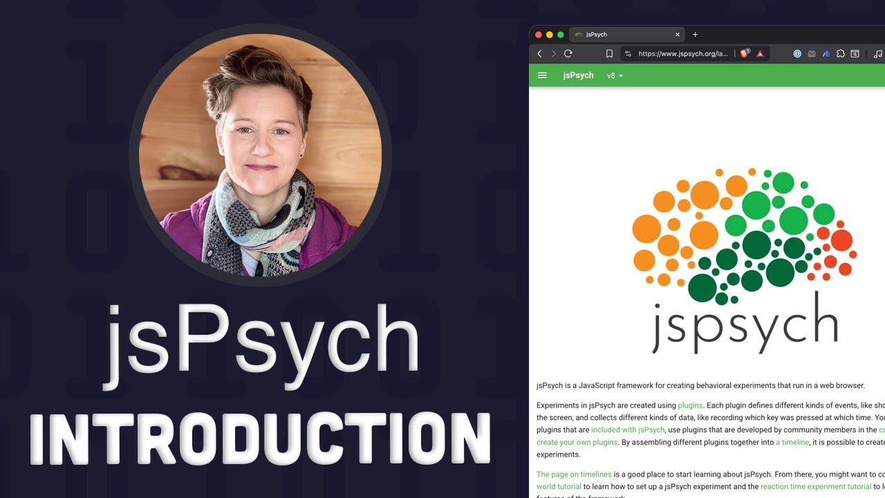 jsPsych Introduction - Web Based Psychology Experiments - YouTube