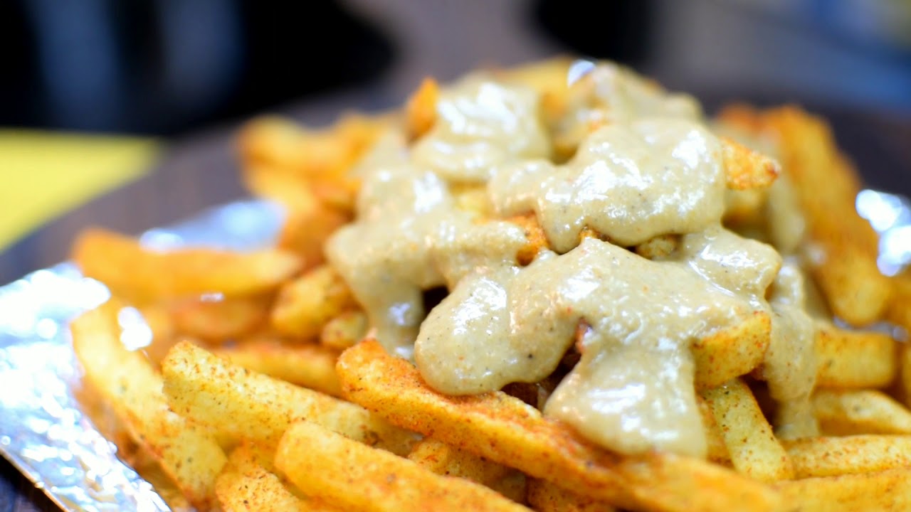 FRIES ON FIRE | THE ULTIMATE GOURMET FRIES | DOUBLE CHEESE MELT . - YouTube